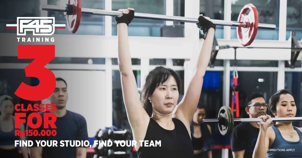 3 CLASSES FOR Rp150.000 | F45 Training